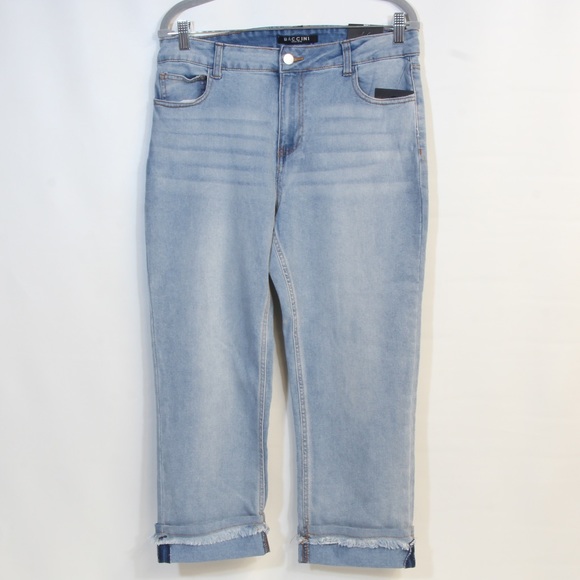 Baccini | Pants & Jumpsuits | Baccini Capri Blue Jeans | Poshmark